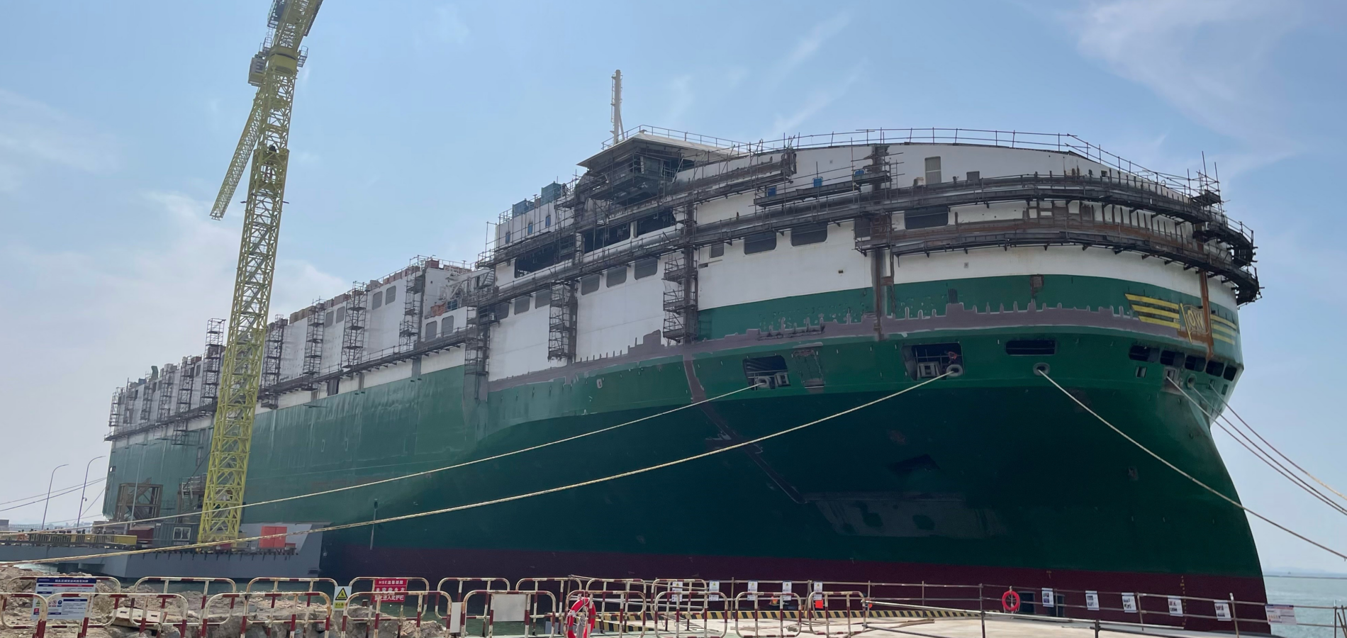 The First 6,500 CEU Pure Car Carrier For Wallenius Marine Launched ...