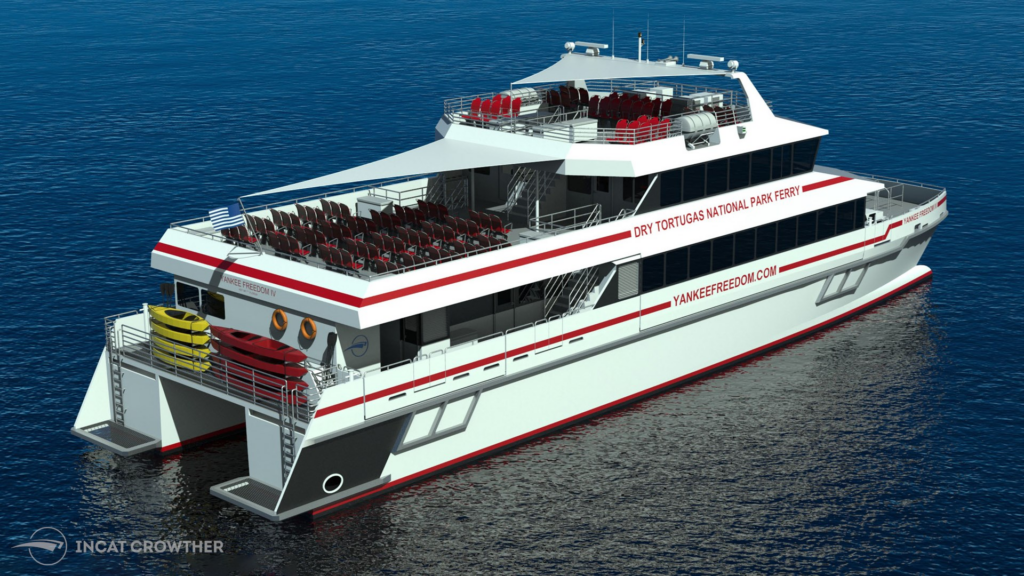 Incat Crowther Designs New Passenger Catamaran For Yankee Freedom ...