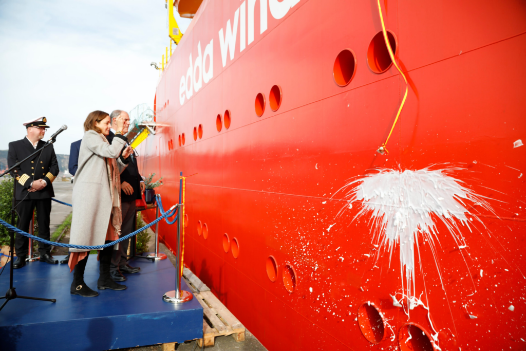 Edda Wind Took Delivery Of CSOV Vestri Enabler From Gondan Shipbuilders ...