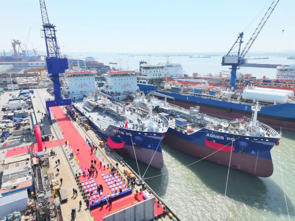 Product/Chemical Tankers Duo Naming Ceremony At CMJL Yangzhou ...