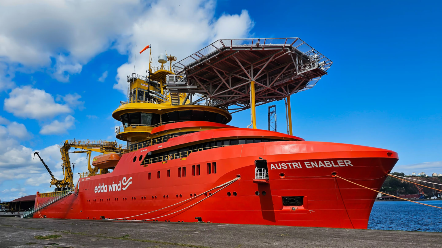 Edda Wind takes delivery of fourth CSOV sister from Gondan Shipbuilders ...