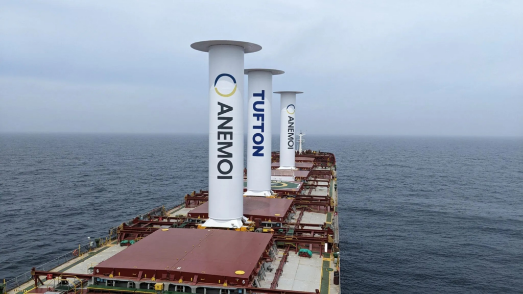 Anemoi wins £1.2m UK funding to advance rotor sail design | Environment ...